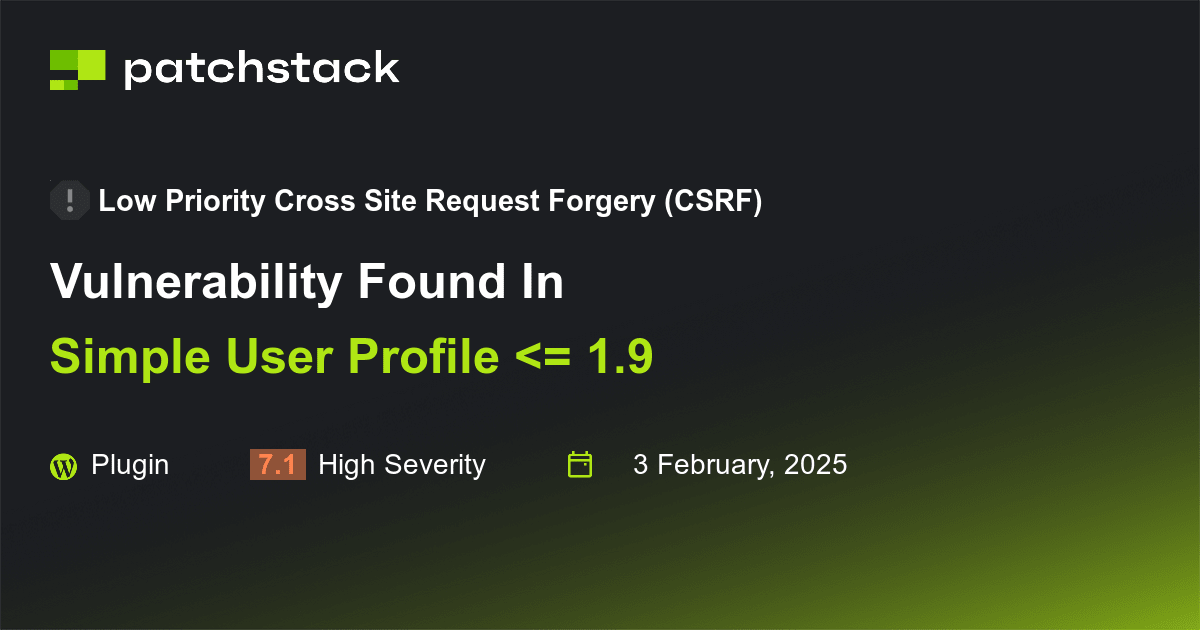 WordPress Simple User Profile plugin